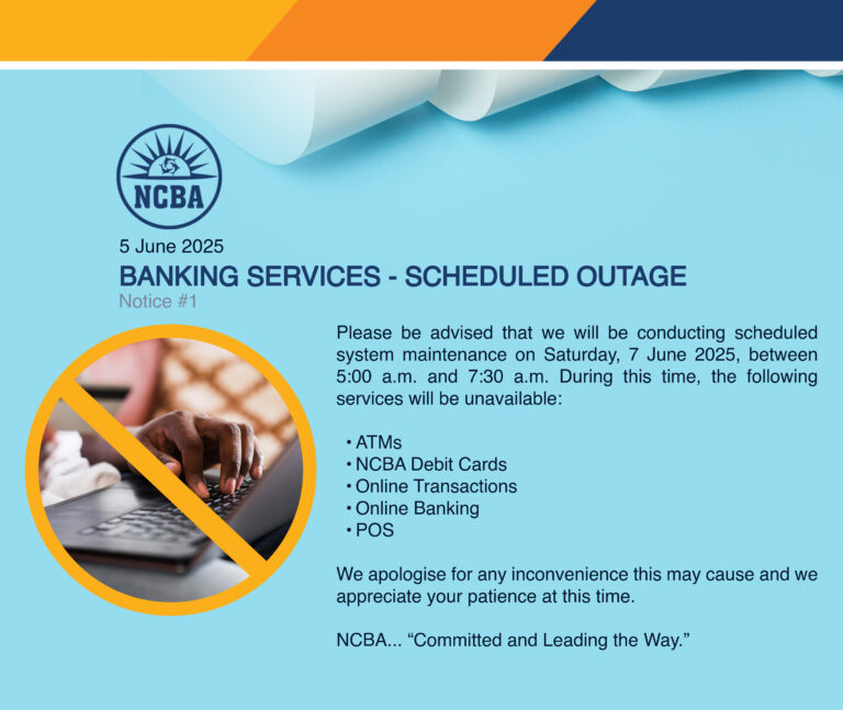 Banking Services – Scheduled Outage 7-6-25 - National Commercial Bank ...